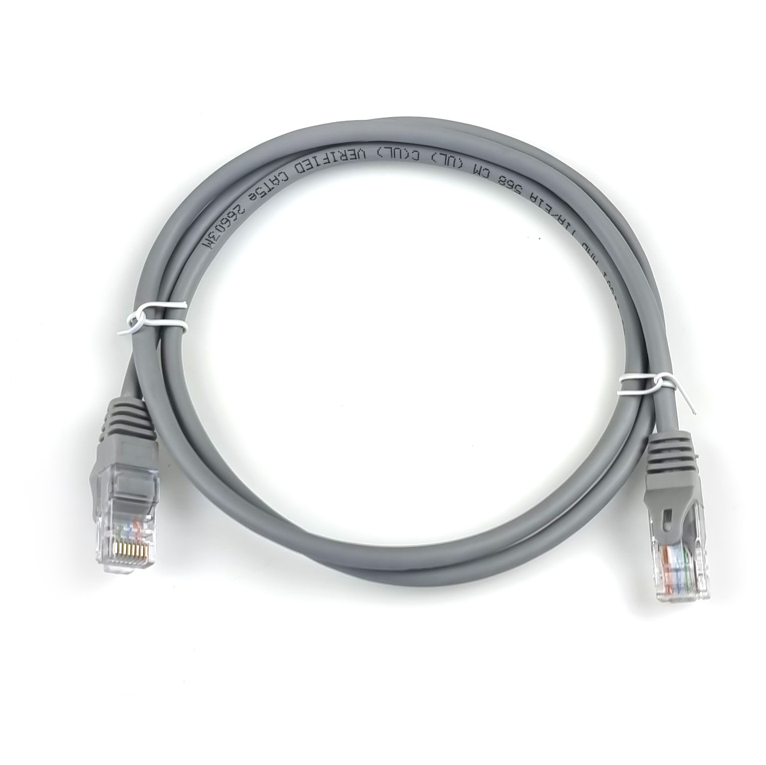 CAT.5E UTP CORD-1M-GRY - Патч-корд 1м UTP литий сірий RJ45 кат. 5Е ...